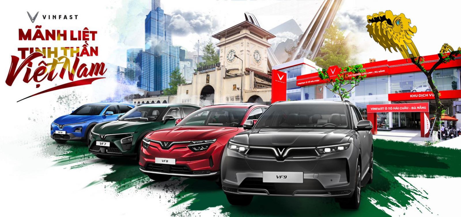 Chiến dịch “Mãnh liệt Tinh thần Việt Nam” - Dành cho khách hàng mua ô tô điện Vinfast